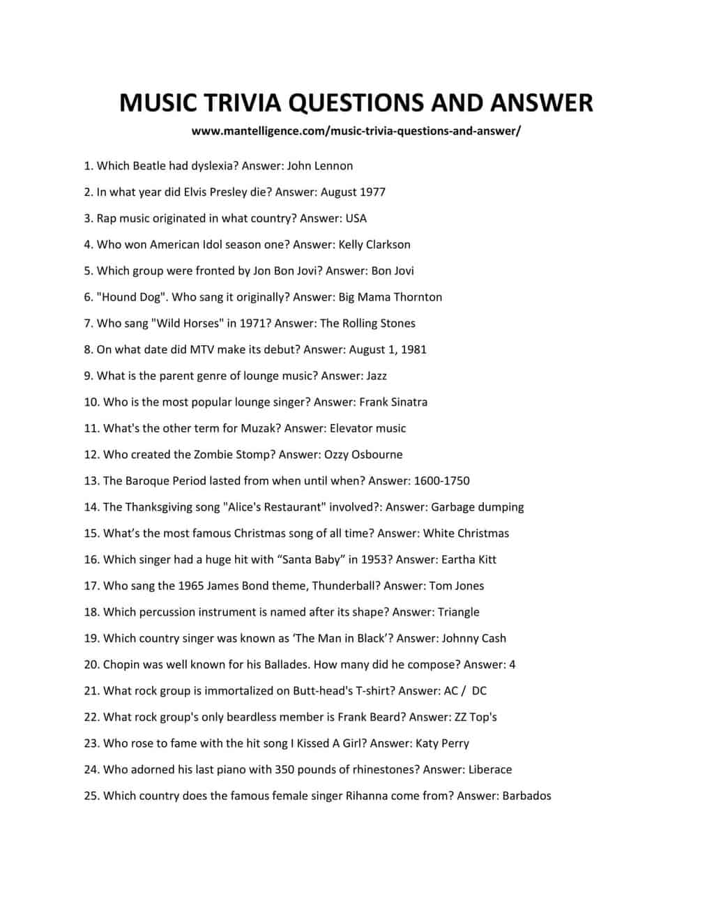 55 Best Music Trivia Questions And Answers Learn New Facts 55 Best Music Trivia Questions And Answers Learn New Facts