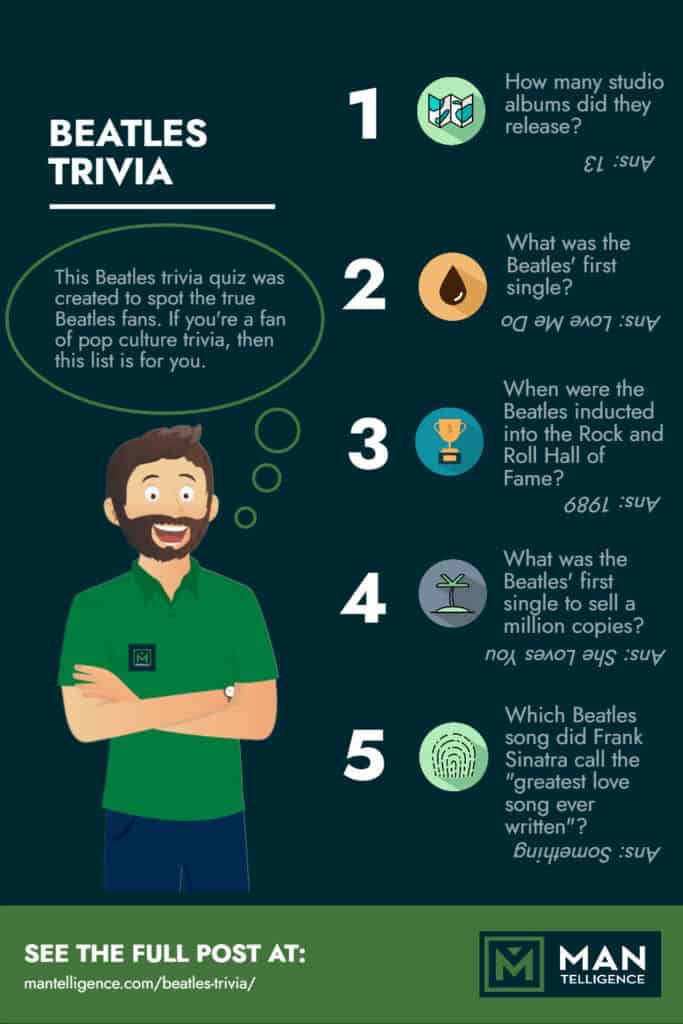20+Beatles Trivia Questions, Answers & Facts (Fun Music Quiz)