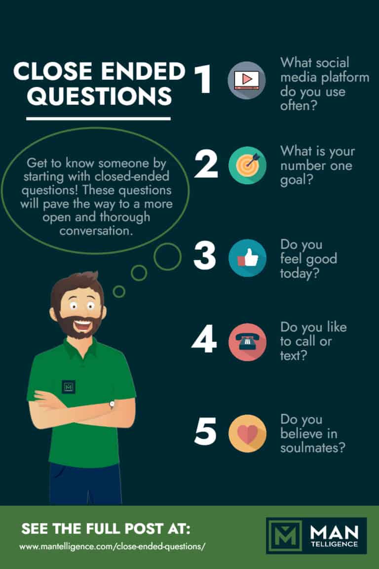 30 Best Close Ended Questions - Get To Know Someone Better And Get ...